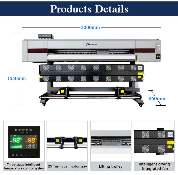 OneTop 1.6m Eco Solvent Printer OT-1601/OT-1602 - 1topdigital